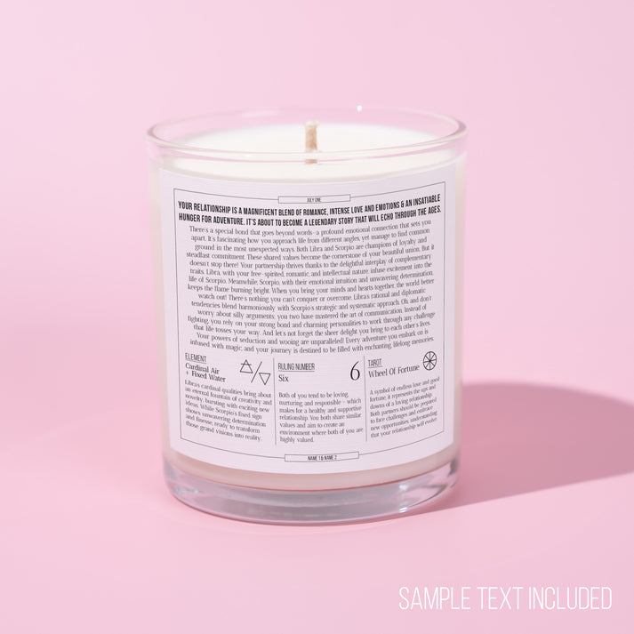 Taurus and Taurus Compatibility Candle – Stardate