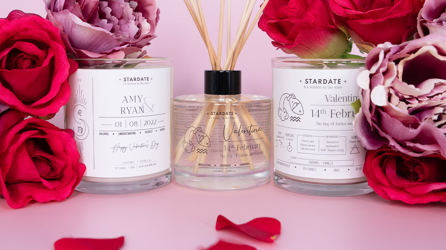 Stardate | Personalised Zodiac Birthday Candles